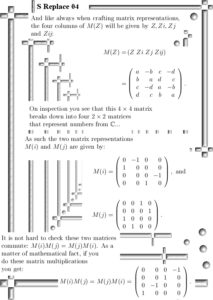 The scalar replacement theorem. | 3Dcomplexnumbers