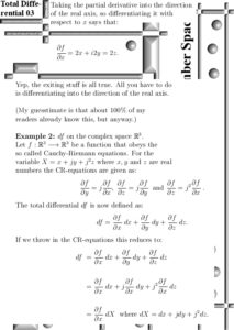 CR equations | 3Dcomplexnumbers
