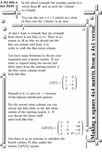 Example: How to turn a 4×1 column into a 4×4 square matrix ...