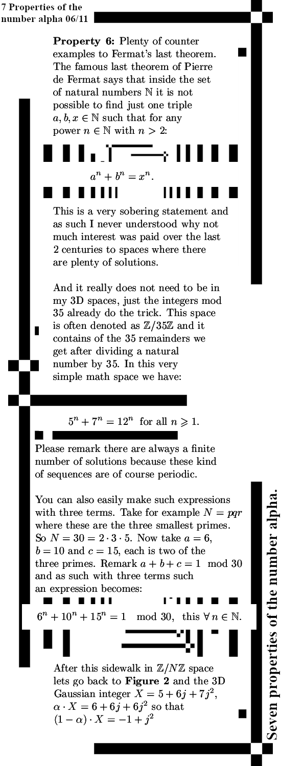 Seven properties of the number alpha. | 3Dcomplexnumbers