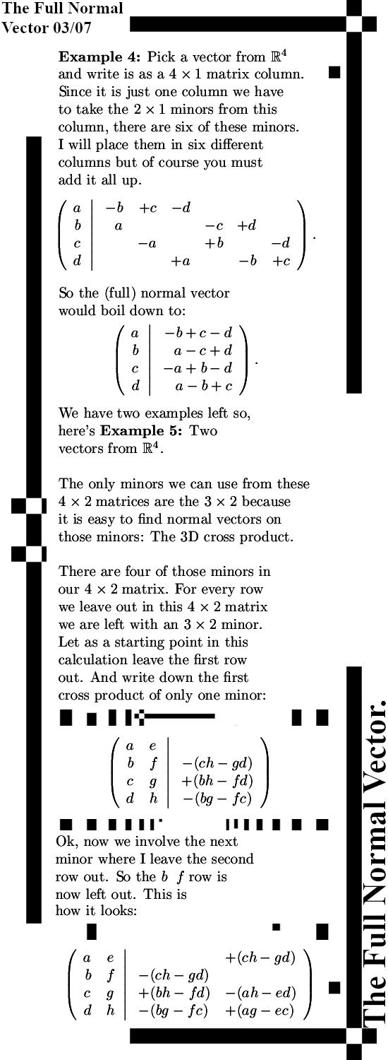 The Full Normal Vector | 3Dcomplexnumbers